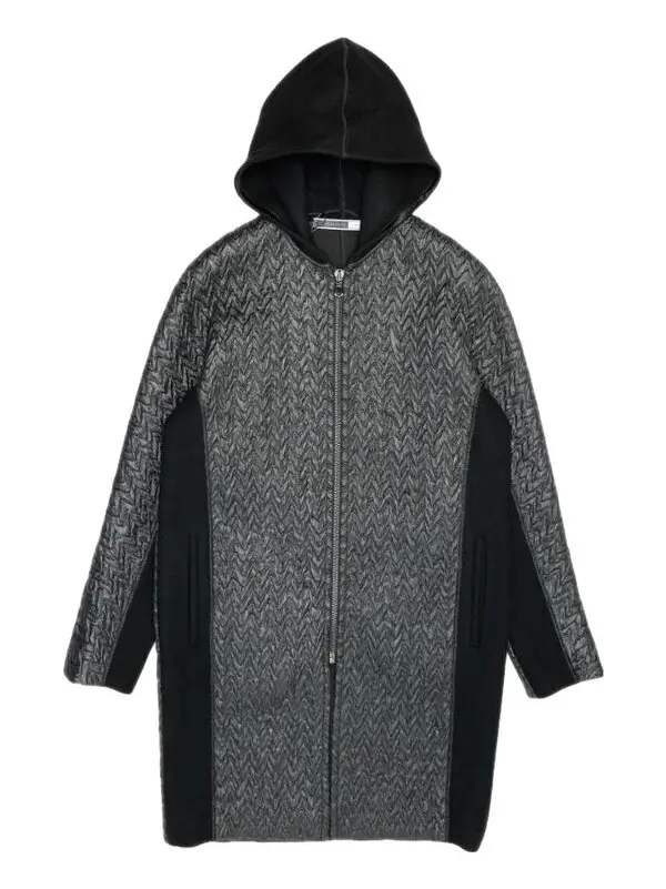Sportmax Diego Logo Coat - Gray