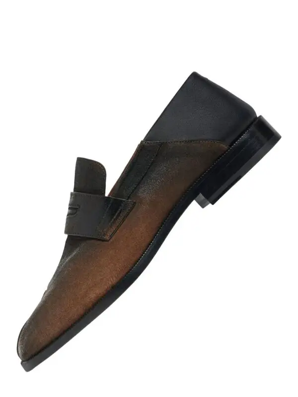 MAISON MARGIELA Tabi City Loafers - Brown And Black