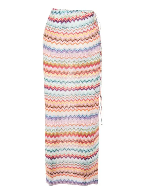 Missoni Zigzag Maxi Pareo Skirt - Multicoloured