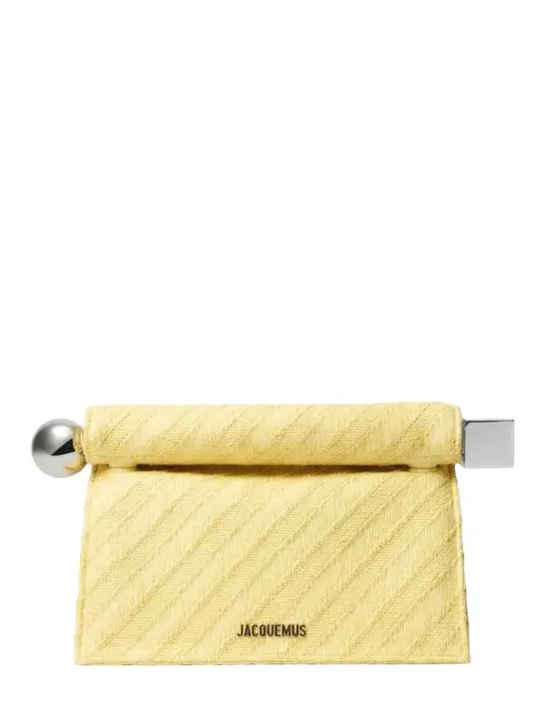Jacquemus Rond Carré Clutch Bag - Yellow