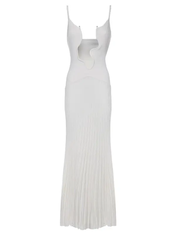 Christopher Esber Salacia Wired Cut-out Maxi Dress - White