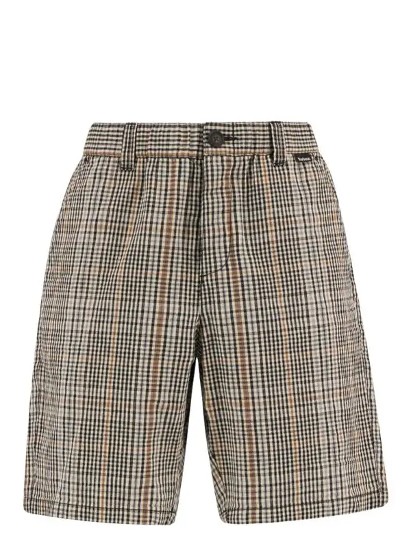 Barbour Fife Checked Shorts - Nude