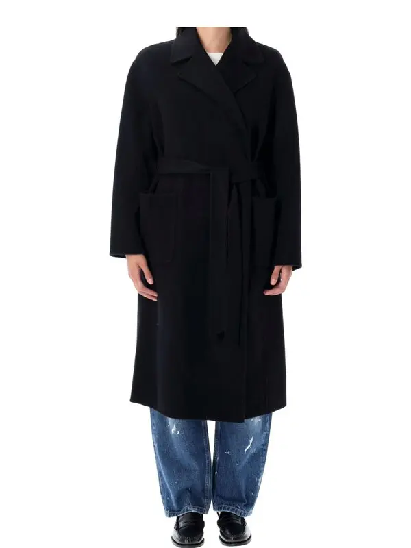 Polo Ralph Lauren Belted Wool Coat - Black
