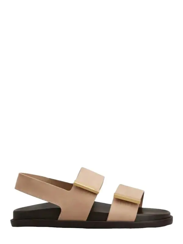 TOD'S Bar Strap Slingback Sandals - Pink