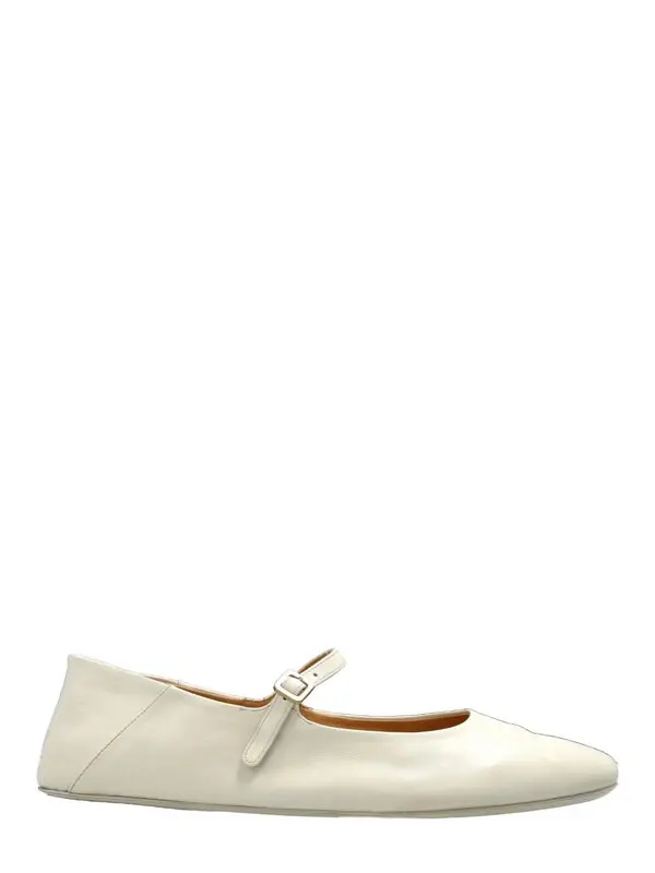 Marsèll Stráscico Buckled Ballerina - Off White