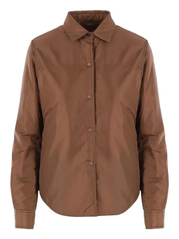 Aspesi Padded Shirt Jacket - Brown