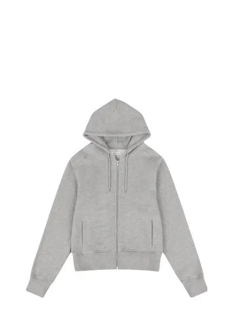 ENTIRE STUDIOS Slim Zip-up Hoodie - Gray Hemp
