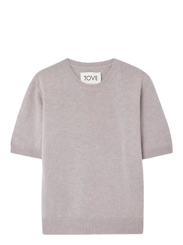 Tove Lura Cashmere Top - Grey