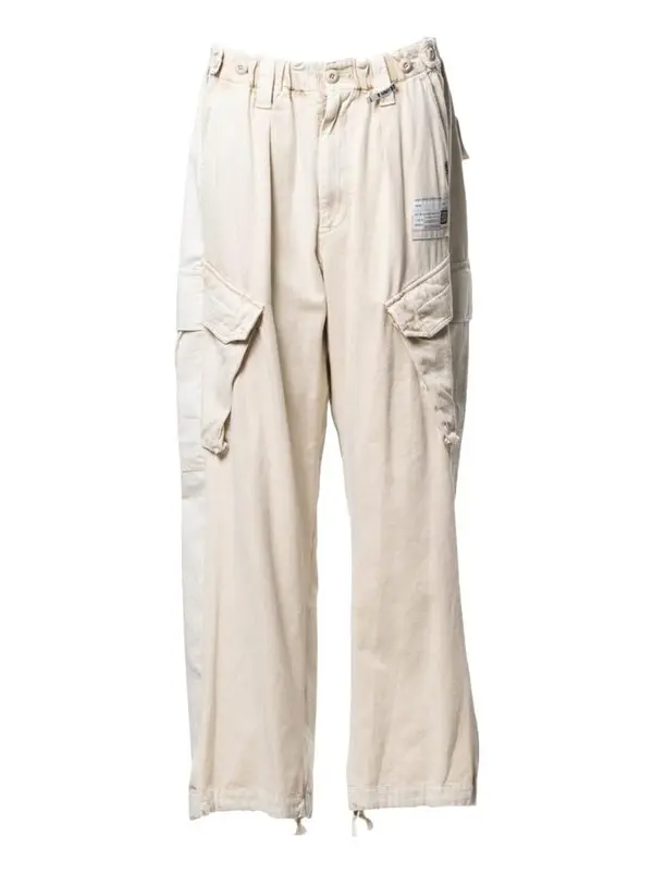 Mihara Yasuhiro Blended Fabric Cargo Pants - Light Brown