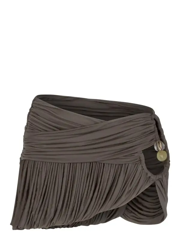 Christopher Esber Mini Bubble Skirt - Black