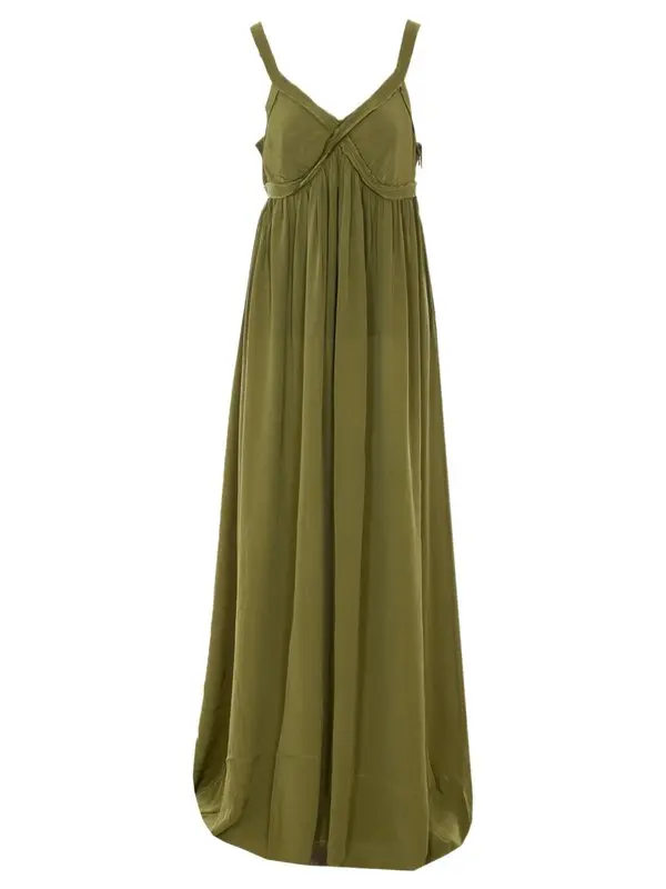 Essentiel Antwerp Jacobean Maxi Dress - Green