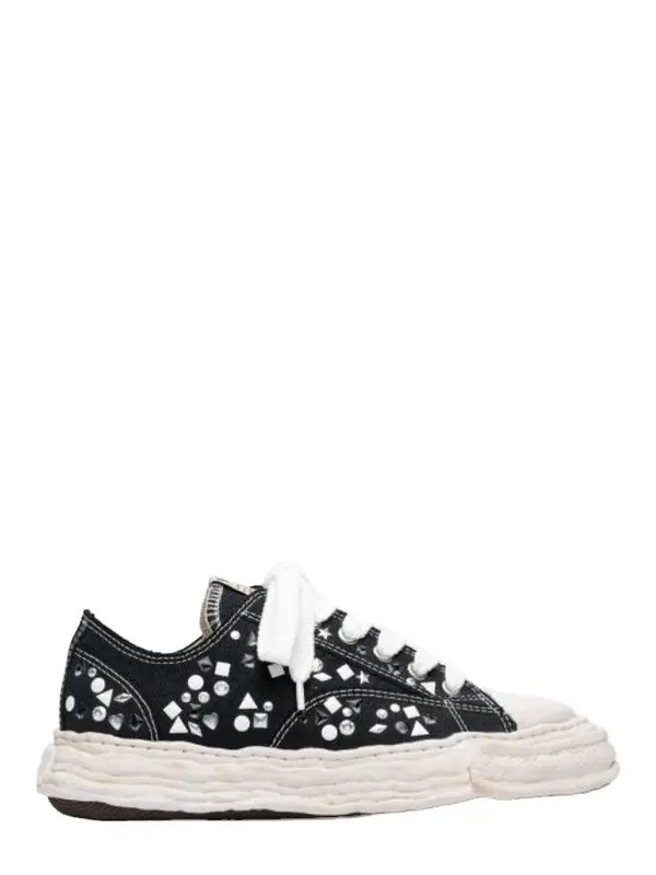 Mihara Yasuhiro Peterson Embellished Low-top Sneakers - Black