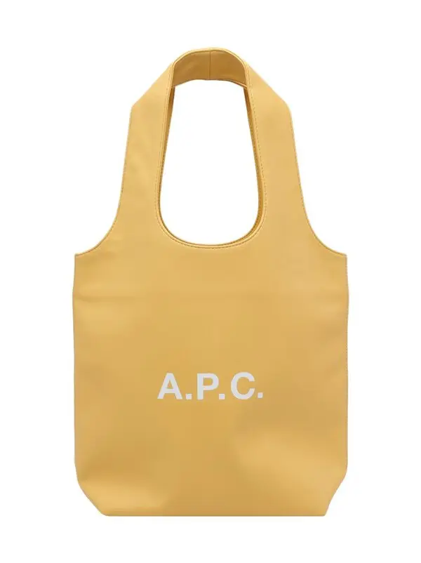 A.p.c. Tote Bag With Logo - Yellow