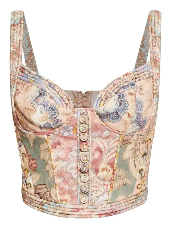 Zimmermann Dsquared2 Rebellion Corded Bustier - Nude