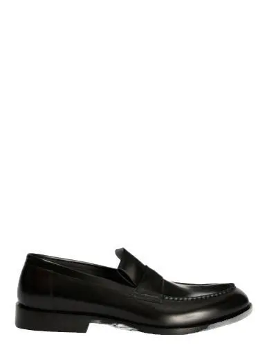 JIL SANDER Double Tongue Loafers - Black