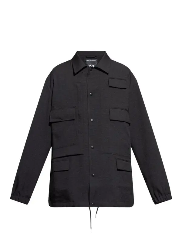 Y3 Drawstring Hem Jacket - Black