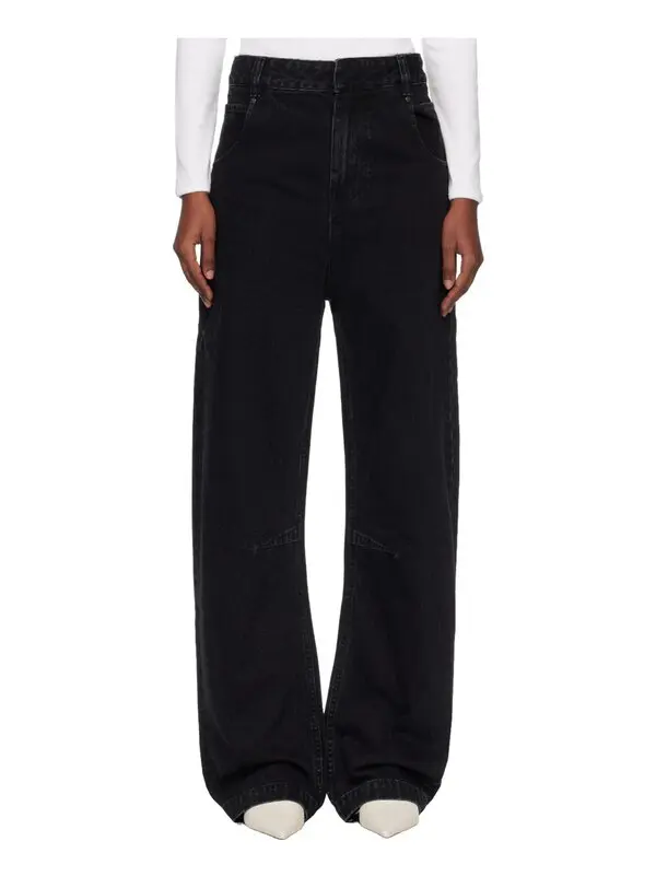 ENTIRE STUDIOS Black Gem Jeans - Magnetite