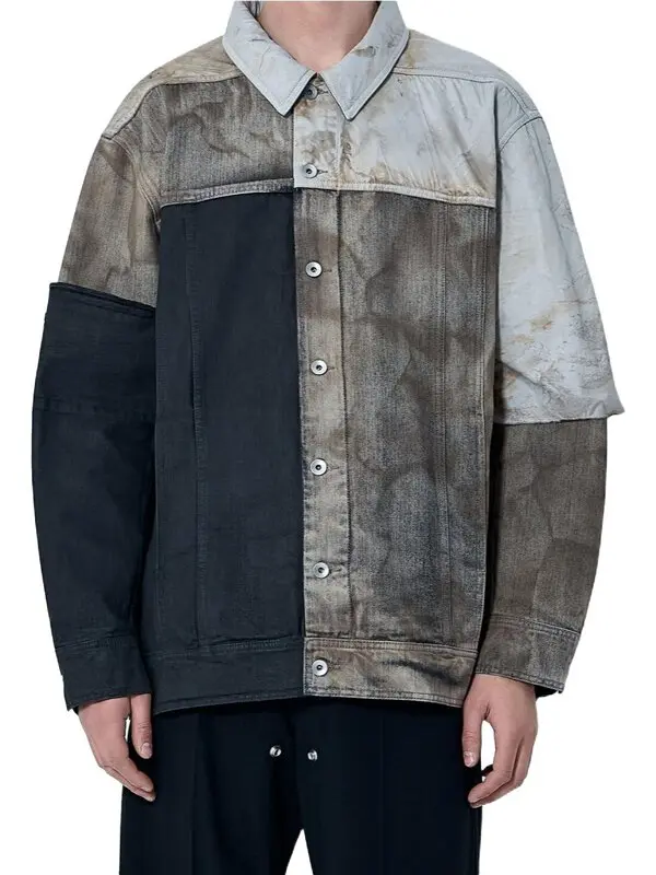 Rick Owens Jumbo Worker Jacket - Black