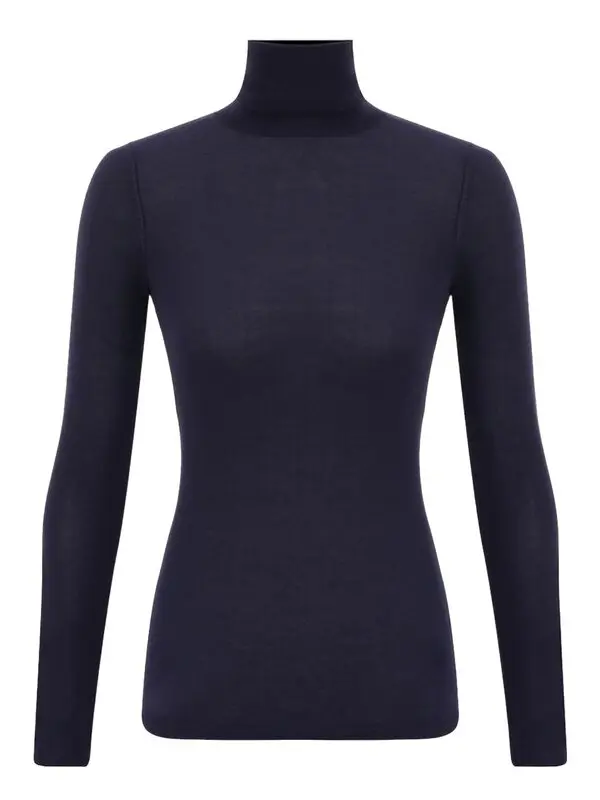 Zimmermann Fine Knit Roll Neck Top - Black