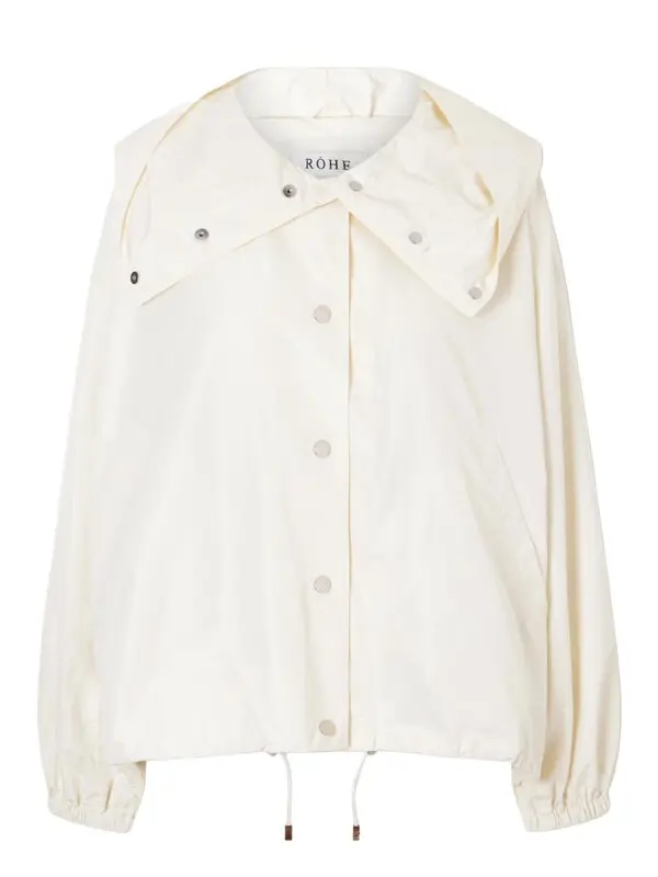 RÓHE Hooded Casual Jacket - Off-white