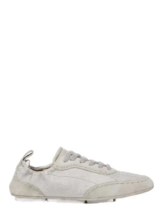 Fendi Fit Lace-up Sneakers - Grey