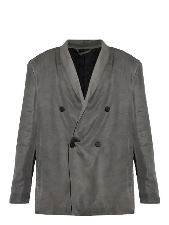 DIESEL® J-arman Double-breasted Blazer - Grey