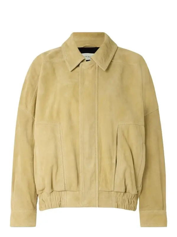 Nour Hammour Long-sleeved Collared Jacket - Yellow