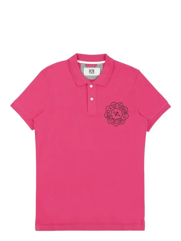 Iceberg Logo Polo Shirt - Red