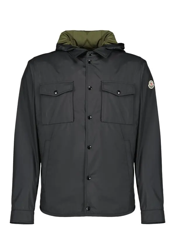 Moncler Chirano Hooded Jacket With Removable Sleeveless Vest - Black