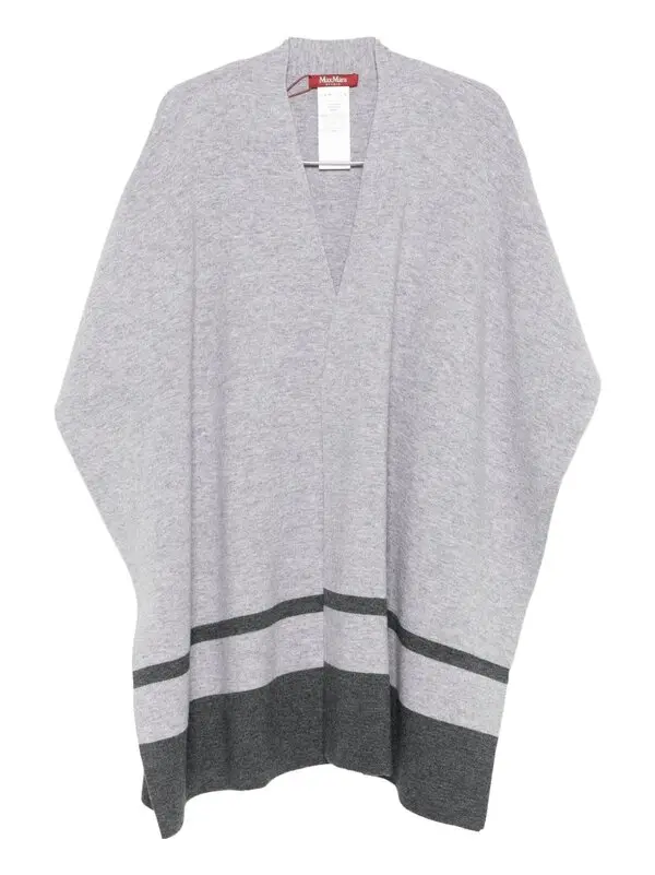 Max Mara Knitted Shawl - Gray