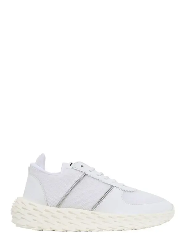 GIUSEPPE ZANOTTI Tie Low-top Casual Sneakers - White