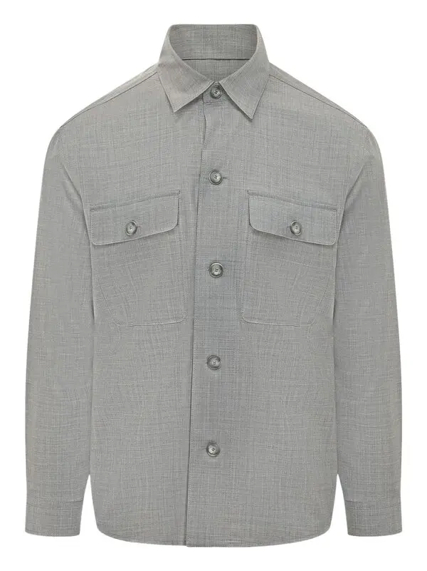 Hugo Boss Carper Overshirt - Gray