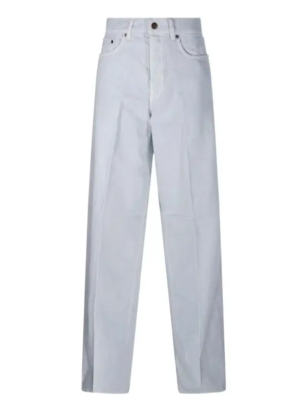 HAIKURE Bethany Twill Straight-leg Jeans - Gray