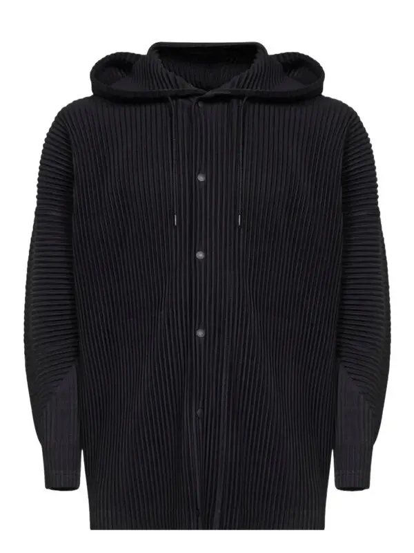 Issey Miyake Homme Plissé Monthly Colors February Hooded Jacket - Black
