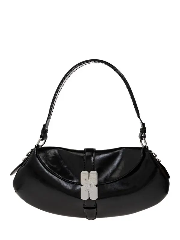 GANNI B Kat Butterfly Shoulder Bag - Black