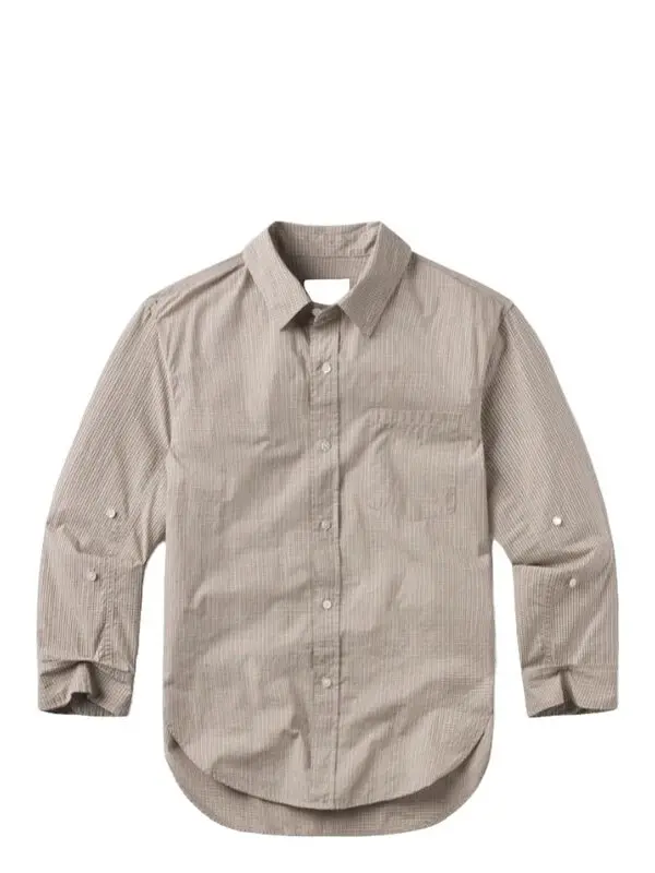 Citizens Of Humanity Long Sleeve Plaid Shirt - Nude