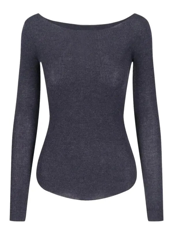 Isabel Marant Étoile Izzie Boat Neck Jumper - Black