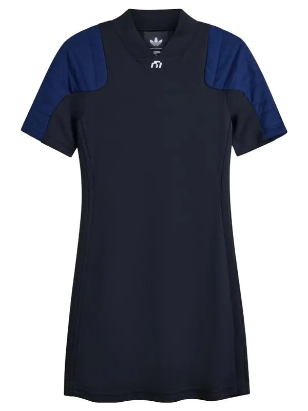 Adidas Originals X Miaou Color-blocked Mini Dress - Black
