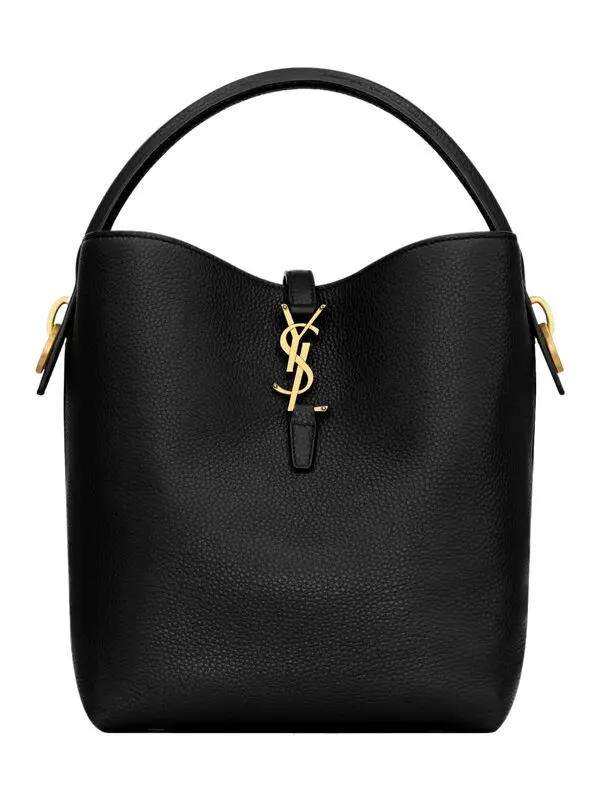Saint Laurent Le 37 Supple Bucket Bag - Black