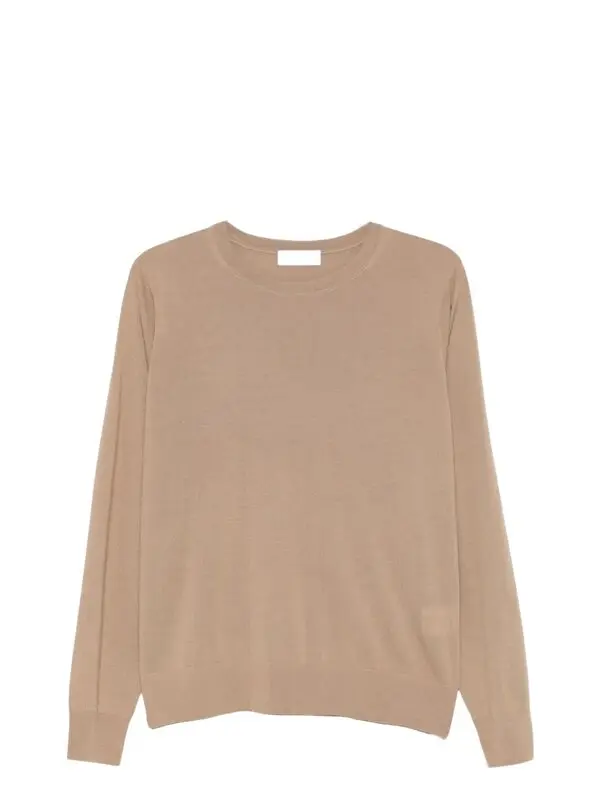 Dries Van Noten Long Sleeve Crewneck Sweatshirt - Camel