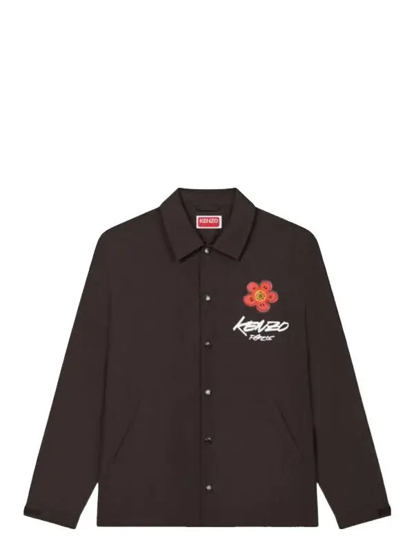 Kenzo X Futura Light Coach Jacket - Chocolate