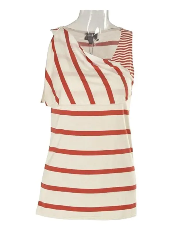 Emporio Armani Striped Detail Vest - White