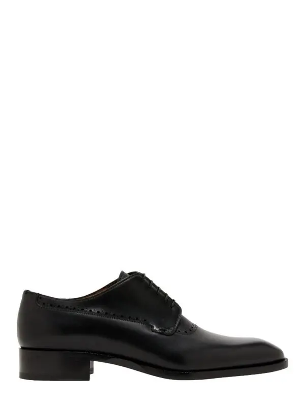 CHRISTIAN LOUBOUTIN Brogued Derby Shoes - Black