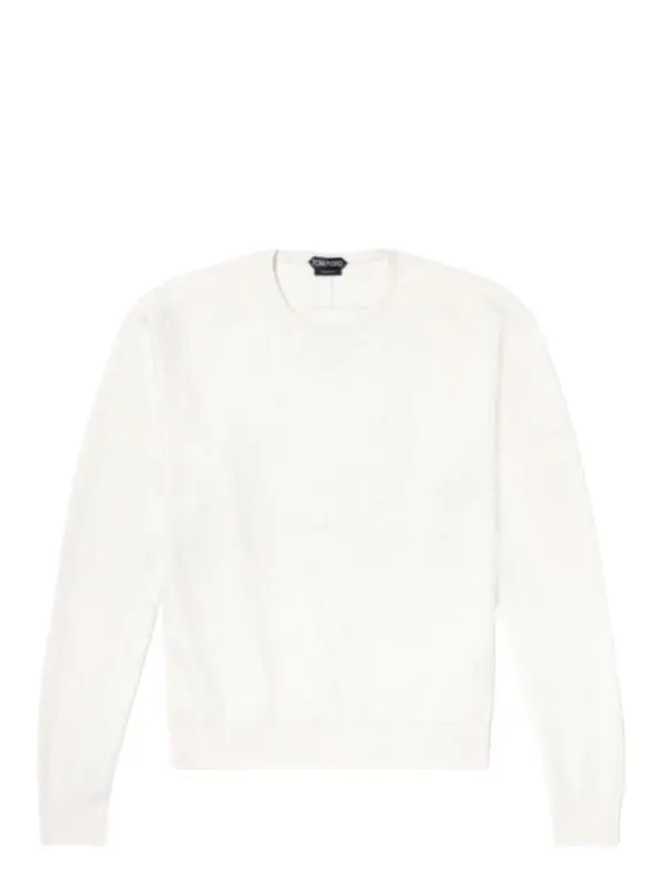 TOM FORD Long-sleeved Sweater - White