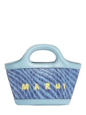 Marni Tropicalia Top Handle Micro Bag - Blue