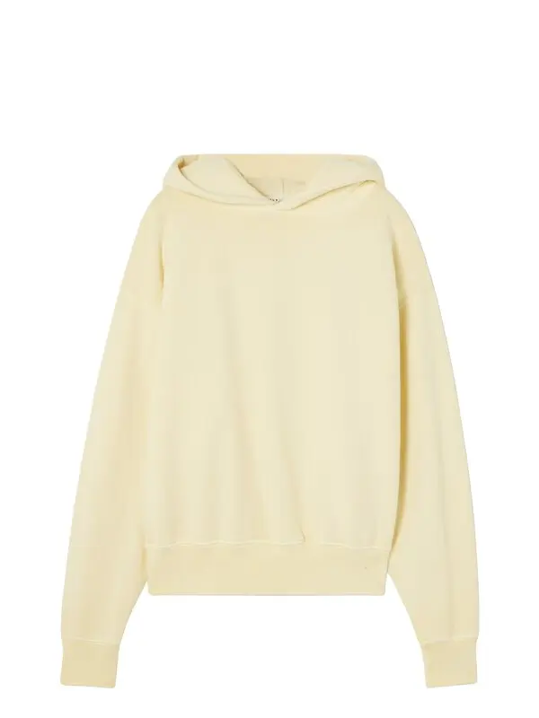 SLVRLAKE Cotton-jersey Hoodie - Yellow