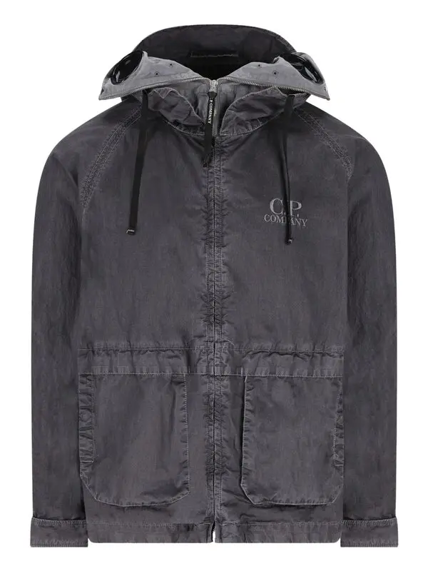 C.P. COMPANY Explorer Hooded Jacket - Black