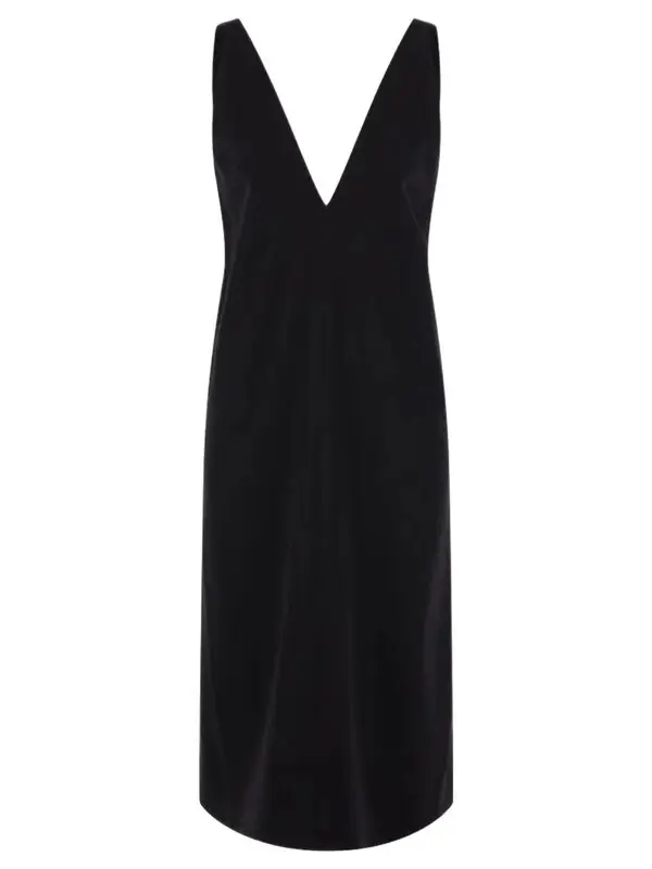 Co V-neck Dress - Black