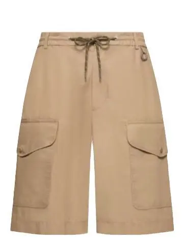 Moncler Drawstring Cargo Shorts - Beige
