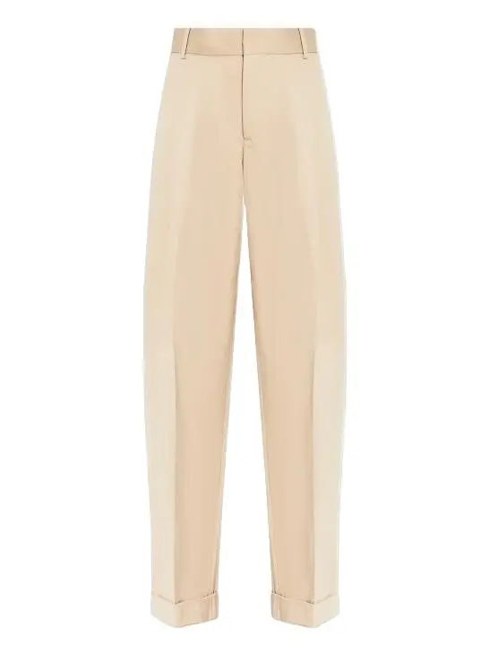 Dsquared2 Straight-leg Pleated Trousers - Beige